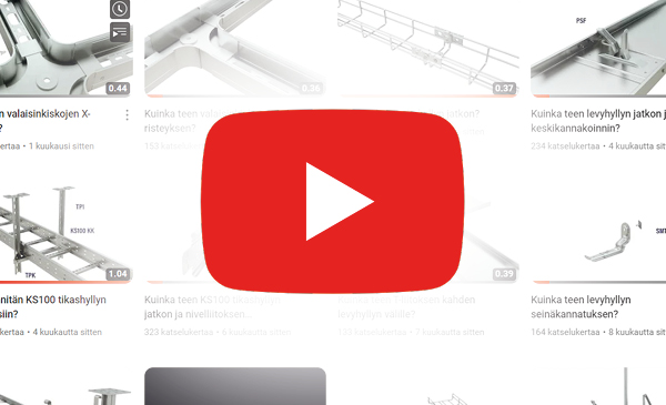 How to make middle support for cable ladders? - Meka