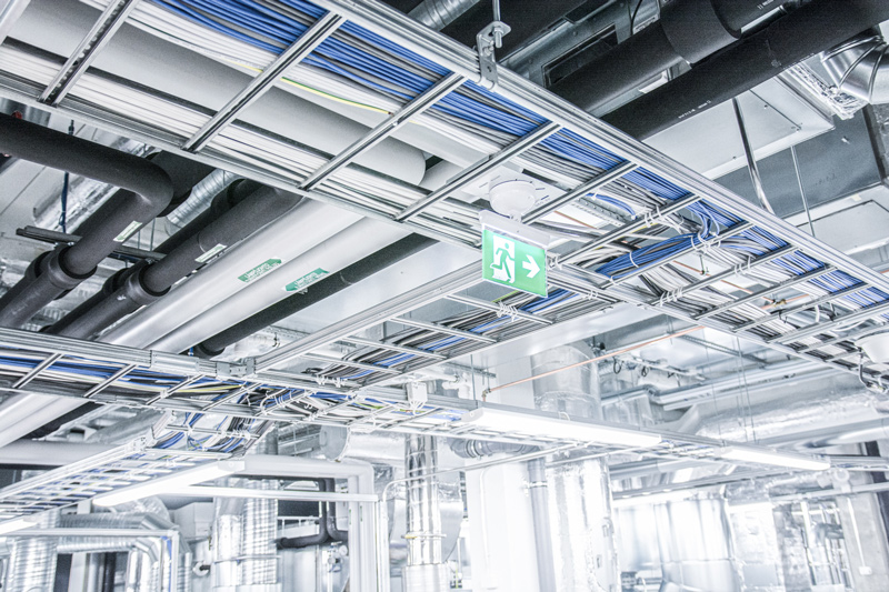 How to attach a cable ladder, wire mesh tray and cable tray to a steel ...